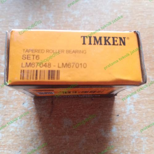 Jual Bearing LM67048/LM67010 SET6 LM67048-LM67010 TIMKEN - Kota ...