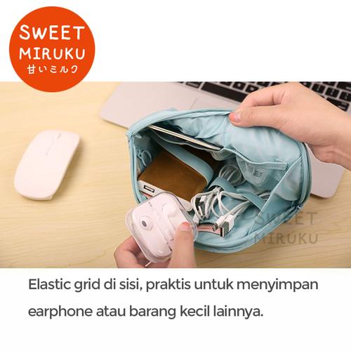 Jual A04 TAS GADGET TRAVEL PASSPORT POUCH CHARGER HANDPHONE ORGANIZER ...