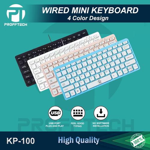 Jual Keyboard Mini Kabel USB. Original ProffTech. - Hitam - Jakarta ...