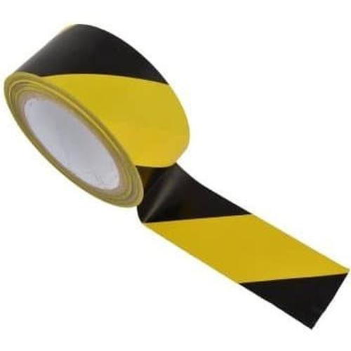 Jual Police Line Floor Marking Tape Lakban Kuning Hitam 2" x 33 Meter 3M - Jakarta Barat ...