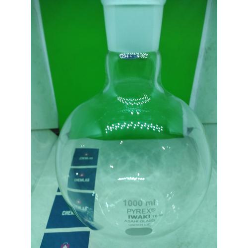Jual Labu Didih Boiling Flask 1000 ml Flat Bottom TS Joint 34/45 ...