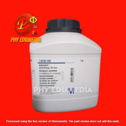 Jual Sodium Acetate Merck / Sodium Asetat / Natrium Acetate/ Natrium ...