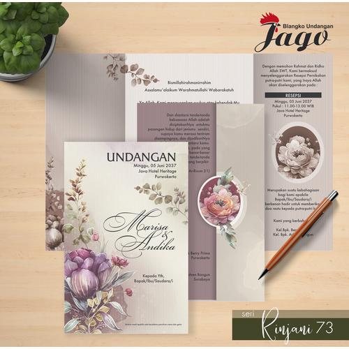 Jual Blangko Undangan Pernikahan JAGO 73 Cantik Harga Murah - Kota ...