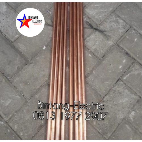 Jual Stick Rod / Grounding Rod Full Asli Tembaga Murni uk. 3/4 inch 3 ...