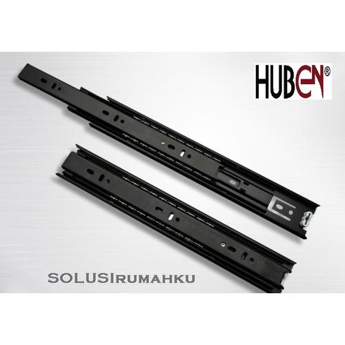 Jual Rell Laci Huben Double Track Hitam / Rel Lemari / Rel Meja - 60 cm ...