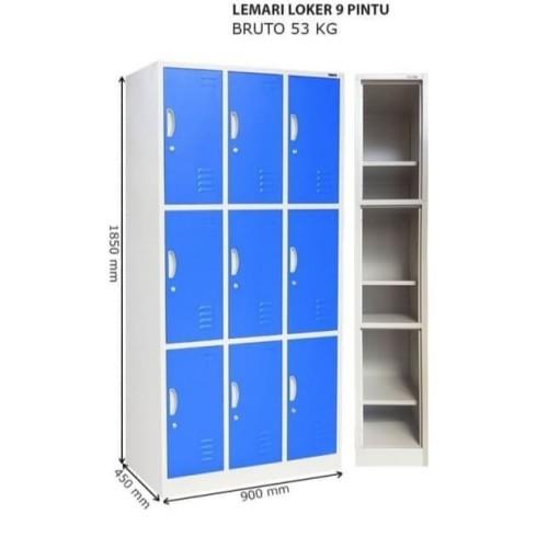 Jual LOCKER LOKER BESI KOZURE 9 PINTU KL-9 - Orange - Jakarta Barat ...