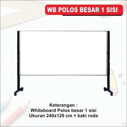 Jual papan tulis whiteboard standing ukuran 120 x 240 - Kota Semarang ...