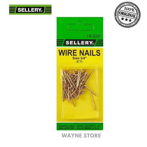 Jual Paku Halus Wire Nails 3/4" Paku Jarum Kuningan 55 pcs SELLERY 19 ...