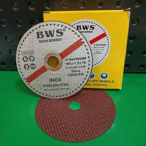 Jual bws batu potong 4" x 1.2 / cutting wheel bws 4" batu potong tipis ...
