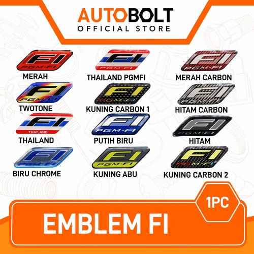 Jual Sticker Timbul 3D PGM FI F1 PGMFI Stiker Emblem Logo Honda Vario ...