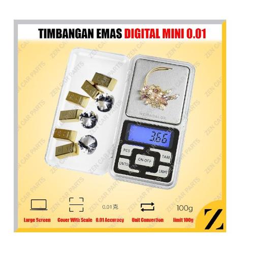 Jual Timbangan Emas Digital Mini - 200 gr 200 gram presisi 0.01G ...