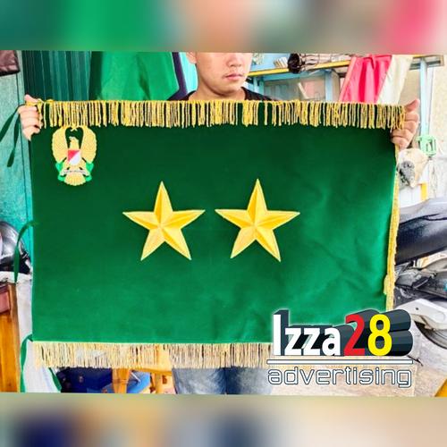 Jual bendera pataka rapati bintang logo angkatan logo bintang timbul ...