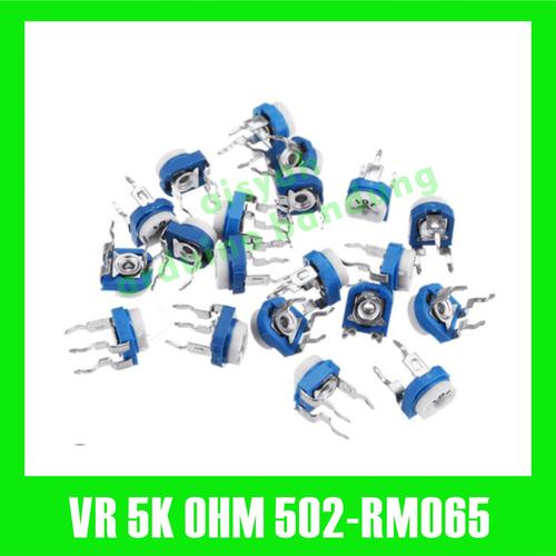 Promo VR 5K OHM 502 RM065 VARIABLE RESISTOR TRIMPOT VR TRIMMER RM 065 ...