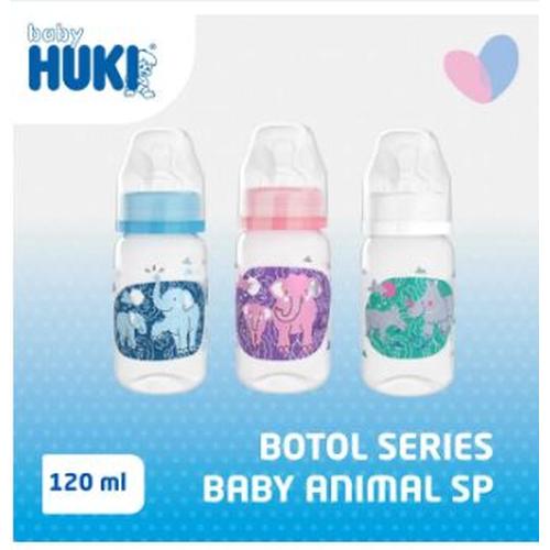 Jual Huki Botol PP SP Round 120 ml (SO) - Seri Botol Baby Animal ...
