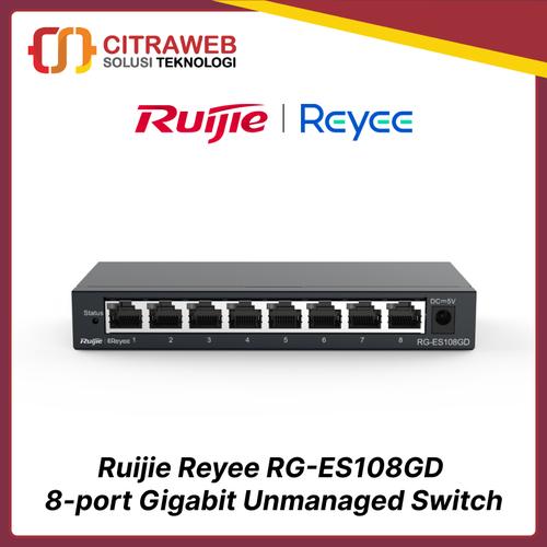 Jual Ruijie Reyee RG-ES108GD 8 port Gigabit Unmanaged Switch - Kab. Sleman - Citraweb | Tokopedia