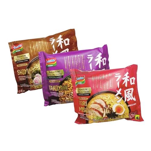 Jual INDOMIE premium collection - japanese ramen - tokoyaki - Kota ...