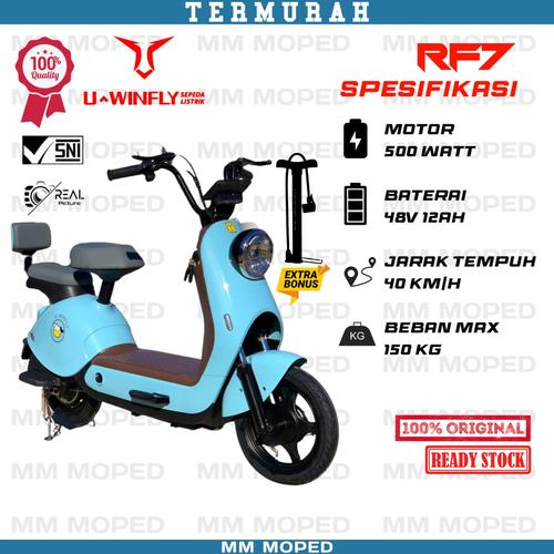 Jual SUPER PROMO!!! Sepeda Listrik E-Bike UWINFLY RF7 - Bonus POMPA ...