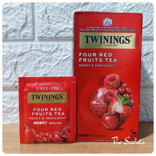 Jual Twinings Four Red Fruits Tea Sachet - Kota Bandung - The Sachets ...
