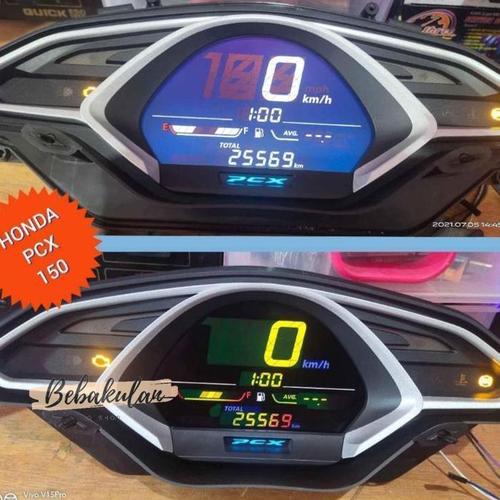 Jual stiker lcd speedometer honda pcx 150 led stiker spedometer pcx 150 ...