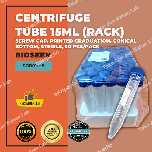 Jual Centrifuge Tube 15 ml + Rack, Sterile, 50 Tubes/Pack - Kab. Bogor - Toko Alat dan Bahan Lab ...