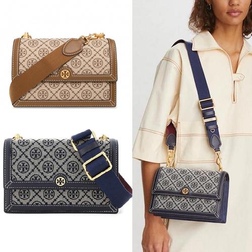 Jual TB T Monogram Small Jacquard Shoulder Bag 135845 - hazel - Jakarta ...