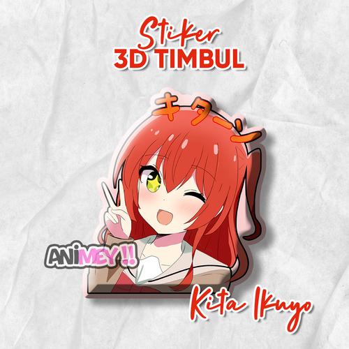 Jual Stiker Emblem 3D Timbul Kita Ikuyo / Stiker Anime Resin - 1 - Kab ...
