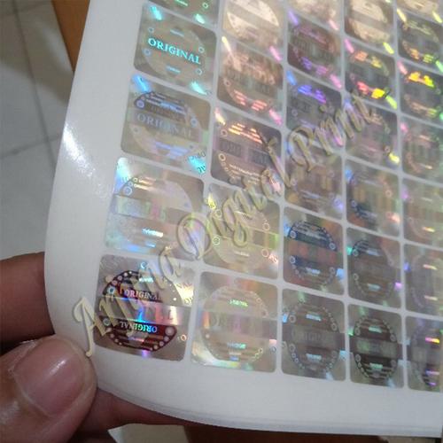 Jual SKH 2-10 Cetak Stiker Hologram Kotak Parfum Skincare Frozen Food ...