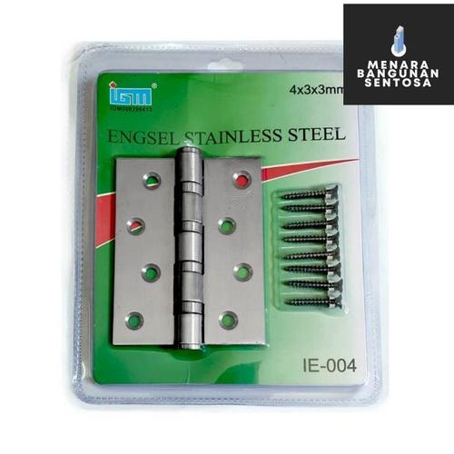 Jual Engsel Stainless Steel Igm 4" Inch Tebal - Engsel Pintu Jendela ...