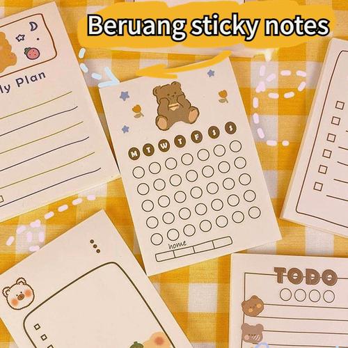 Jual 50 Lembar/ Pack Notes Memo Notepad Note Tear To Do List Catatan ...