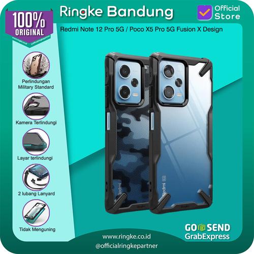 Jual Ringke Redmi Note 12 Pro 5G / Poco X5 Pro 5G Fusion X Anti Crack ...