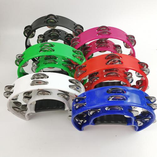 Jual Alat Musik Tamborin Tambourine Double Ring Kecrekan Tambourine ...