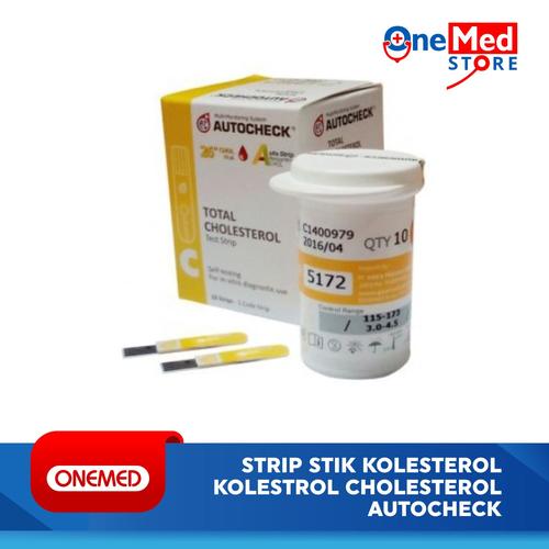 Jual Strip Stik Kolesterol Kolestrol Cholesterol Autocheck - Kota ...