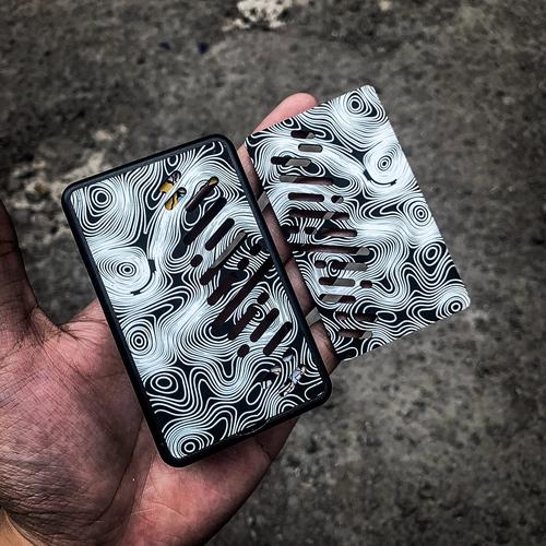 Jual Panel Backdoor hitam doff/matte R234 R233 R200 R150q - matte wave ...