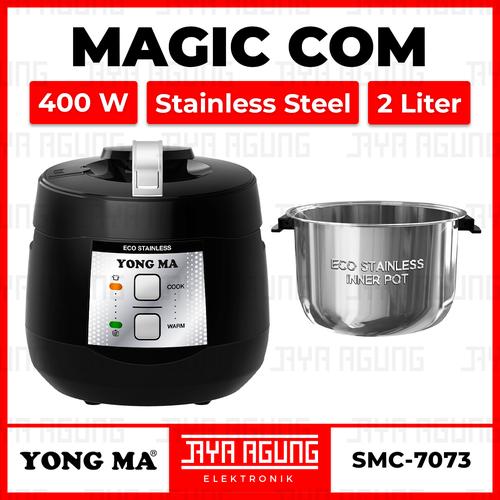 Promo Magic Com Yongma Stainless Steel SMC 7073 Rice Cooker Yong Ma 2L ...