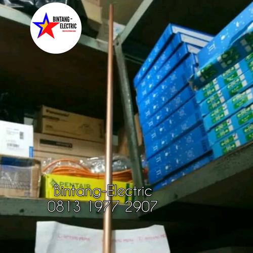 Jual Stick Rod / Grounding Rod Full Asli Tembaga Murni uk. 5/8 inch 2 ...