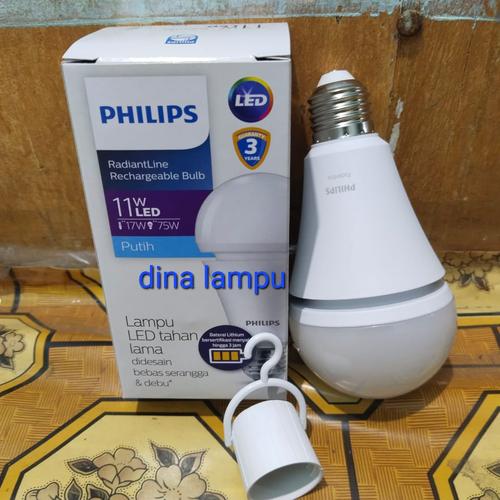 Jual philips lampu led emergency 8w/11w putih E27 220V/lampu darurat ...