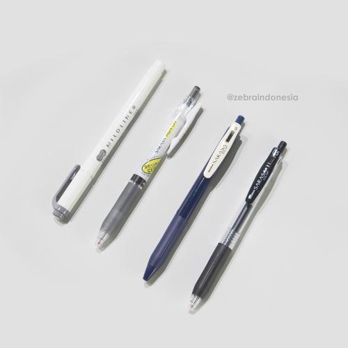 Jual Zebra Gel Pen Pulpen Sarasa Highlighter Mildliner Paket Alat Tulis ...