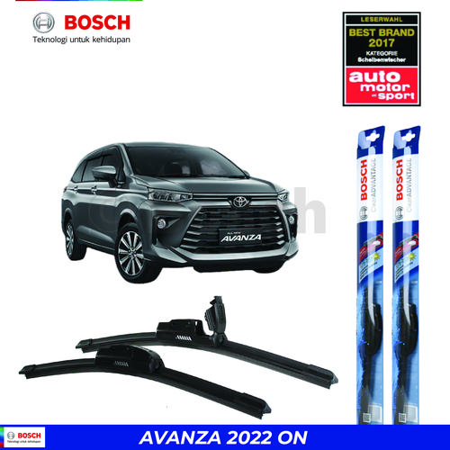 Promo Wiper Frameless Toyota All New Avanza (2022 - On) Sepasang Bosch ...