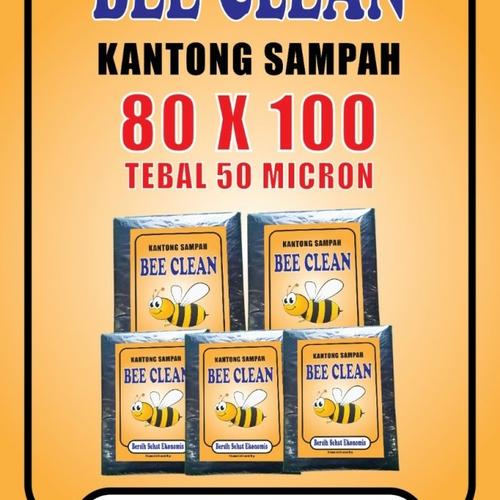 Promo Kantong Plastik Sampah Bee Clean Uk.80 x 100 , 50 Mikron isi 10 ...