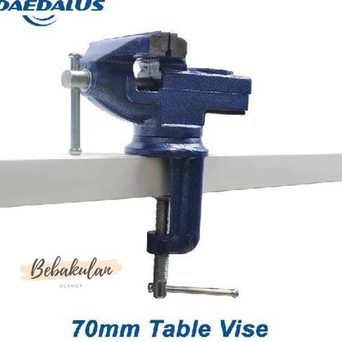 Jual Catok Meja Tanggem Ragum Putar Penjepit Table Vise Clamp 3 inch ...