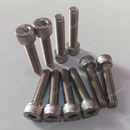 Jual BAUT L STAINLESS M5x15 / HEX SOCKET SCREWS M5x15 SS304 - Kota Bekasi - ANDROMEDA FASTENERS ...
