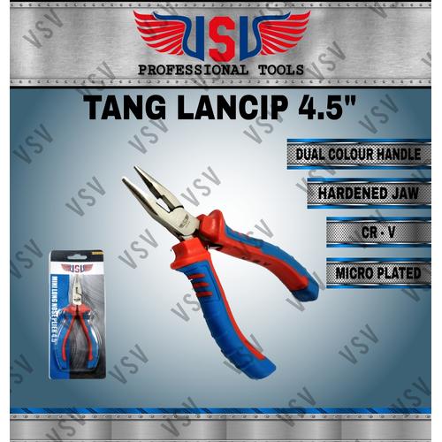 Jual VSV Tang Lancip 4.5" Tang mini Long Nose Plier Tang Kecil - Jakarta Barat - VSV | Tokopedia