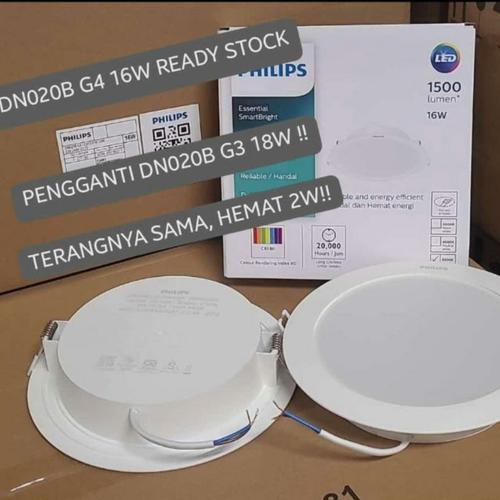 Jual Philips LED Downlight DN020B Gen4 16 Watt 7 inch - PUTIH 6500K ...