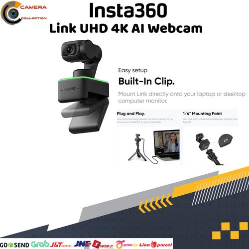 Jual Insta360 Link UHD 4K AI Webcam PTZ / WebCam Insta 360 Link UHD 4K ...