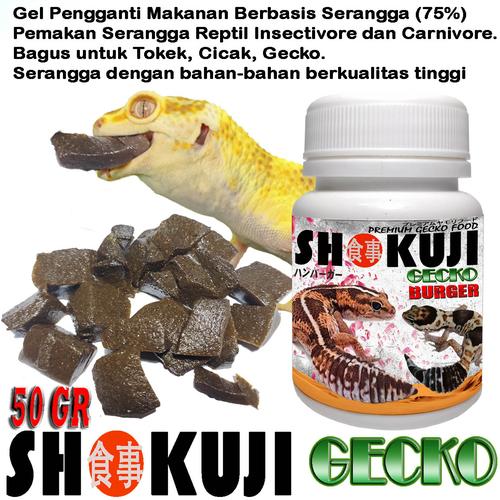 Promo SHOKUJI PAKAN INSTAN LEOPARD GECKO TOKEK MAKANAN PENGGANTI ...