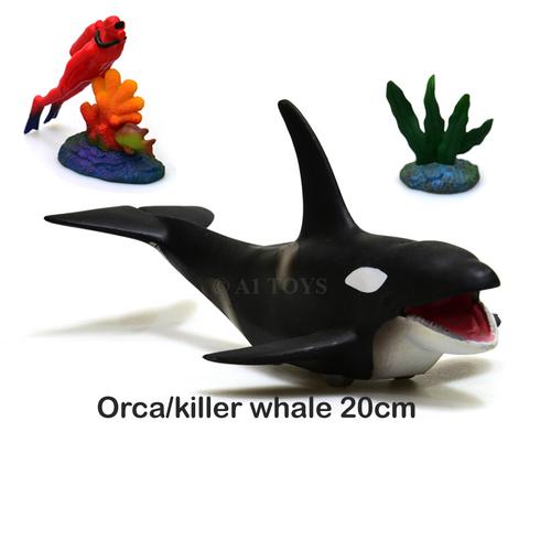 Jual Miniatur ikan Paus Pembunuh Orca Killer Whale 20 cm - Jakarta ...