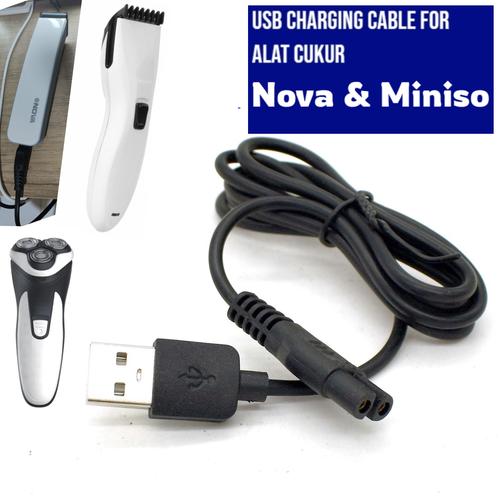 Jual Kabel Charger Usb Clipper Miniso Alat Cukur Rambut Nova Trimmer ...