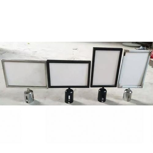 Promo SIGN FRAME Stainless A4 LANDSCAPE SIGNAGE / PAPAN TIANG ANTRIAN ...