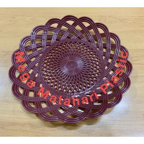 Jual Piring plastik motif rotan / bambu 5103CK (Lusinan - Jakarta Barat ...