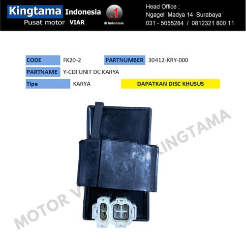 Jual CDI UNIT DC KARYA/CDI DC MOTOR RODA TIGA VIAR KARYA - Kota ...